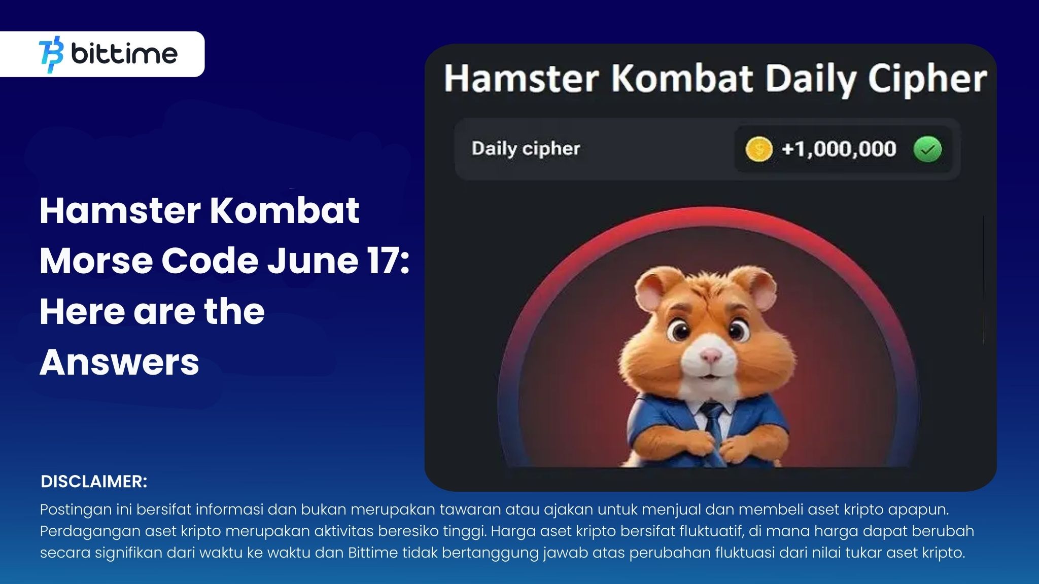 Hamster Kombat Morse Code June 17: Here are the Answers – Bittime