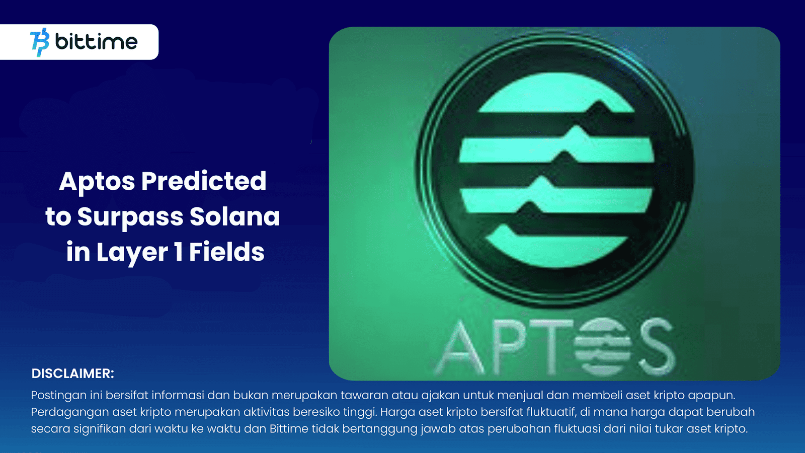 Aptos Predicted to Surpass Solana in Layer 1 Fields – Bittime