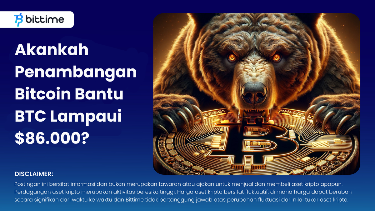 Will Bitcoin Mining Help BTC Surpass $86,000? – Bittime