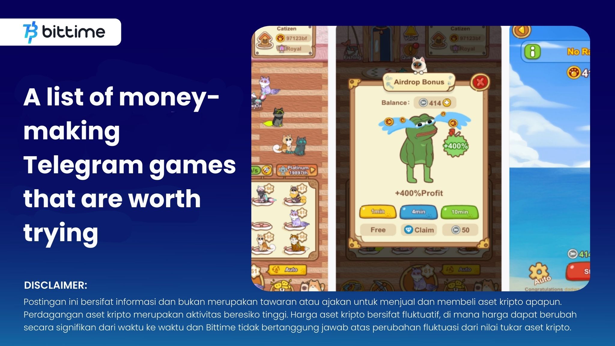 A list of money-making Telegram games that are worth trying – Bittime