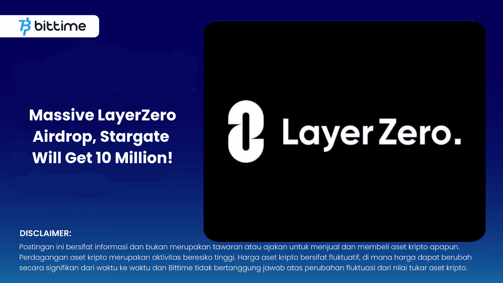 Massive LayerZero Airdrop, Stargate Will Get 10 Million! – Bittime