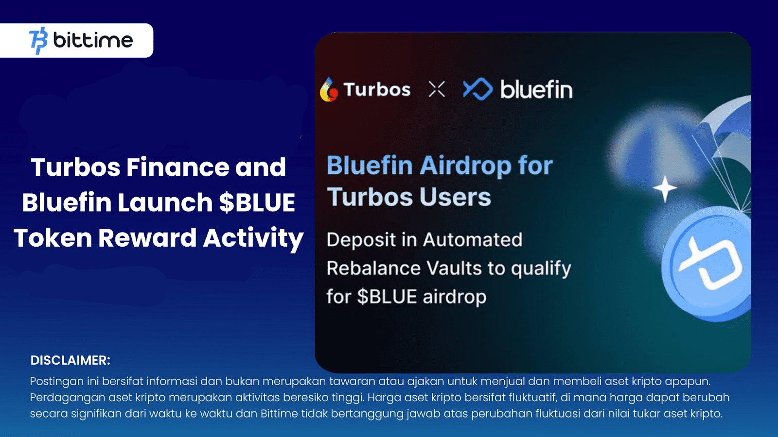 Turbos Finance and Bluefin Launch $BLUE Token Reward Activity – Bittime