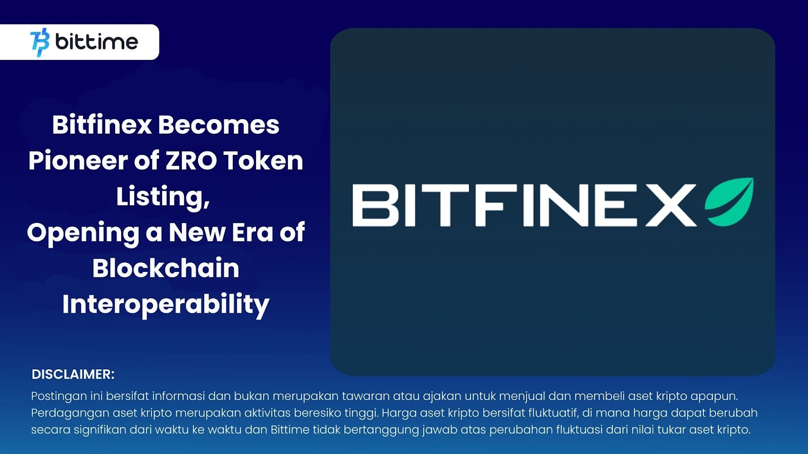 Bitfinex Becomes Pioneer of ZRO Token Listing, Opening a New Era of Blockchain Interoperability ...