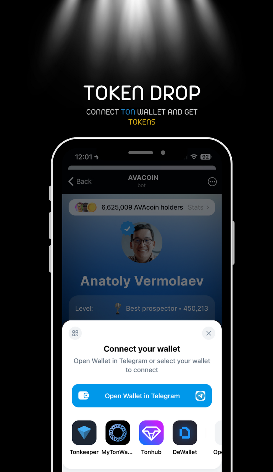 How to Connect TON Wallet on AVACOIN – Bittime