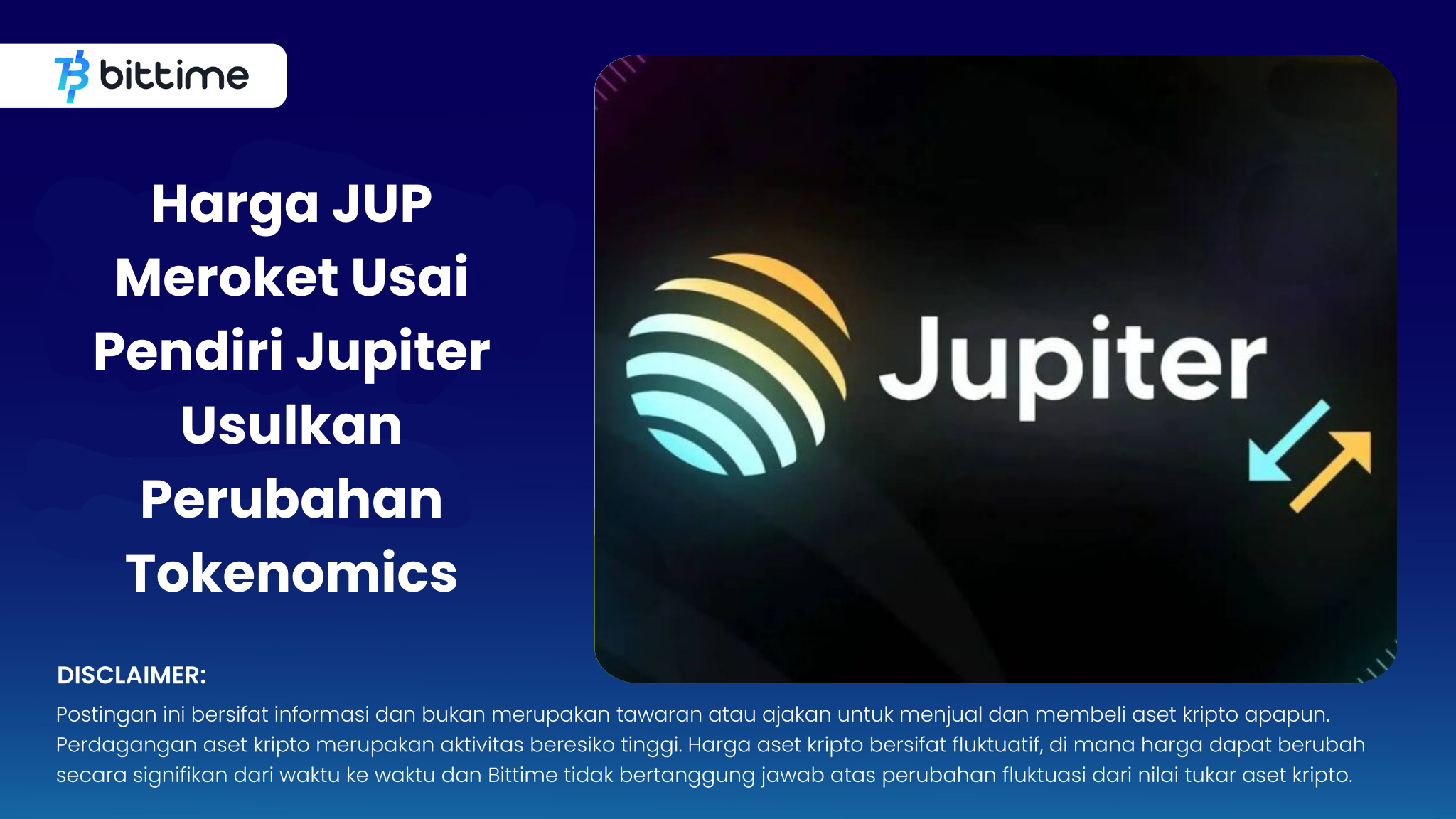 Harga JUP Meroket Usai Pendiri Jupiter Usulkan Perubahan Tokenomics ...