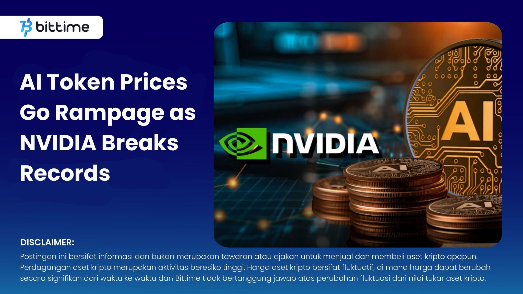 AI Token Prices Go Rampage as NVIDIA Breaks Records – Bittime