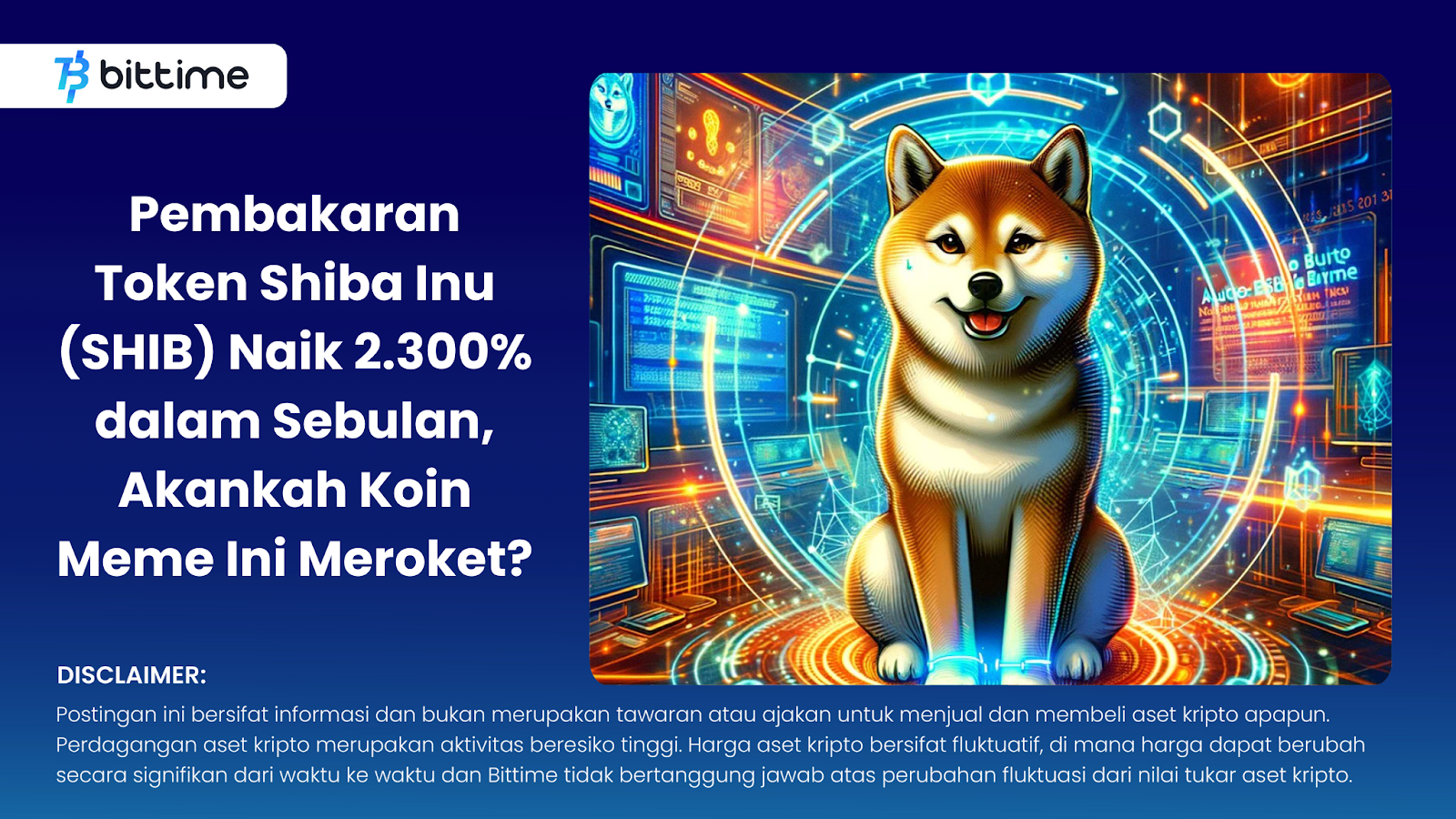 Pembakaran Token Shiba Inu (SHIB) Naik 2.300%, Akankah Koin Meme Ini Meroket? – Bittime