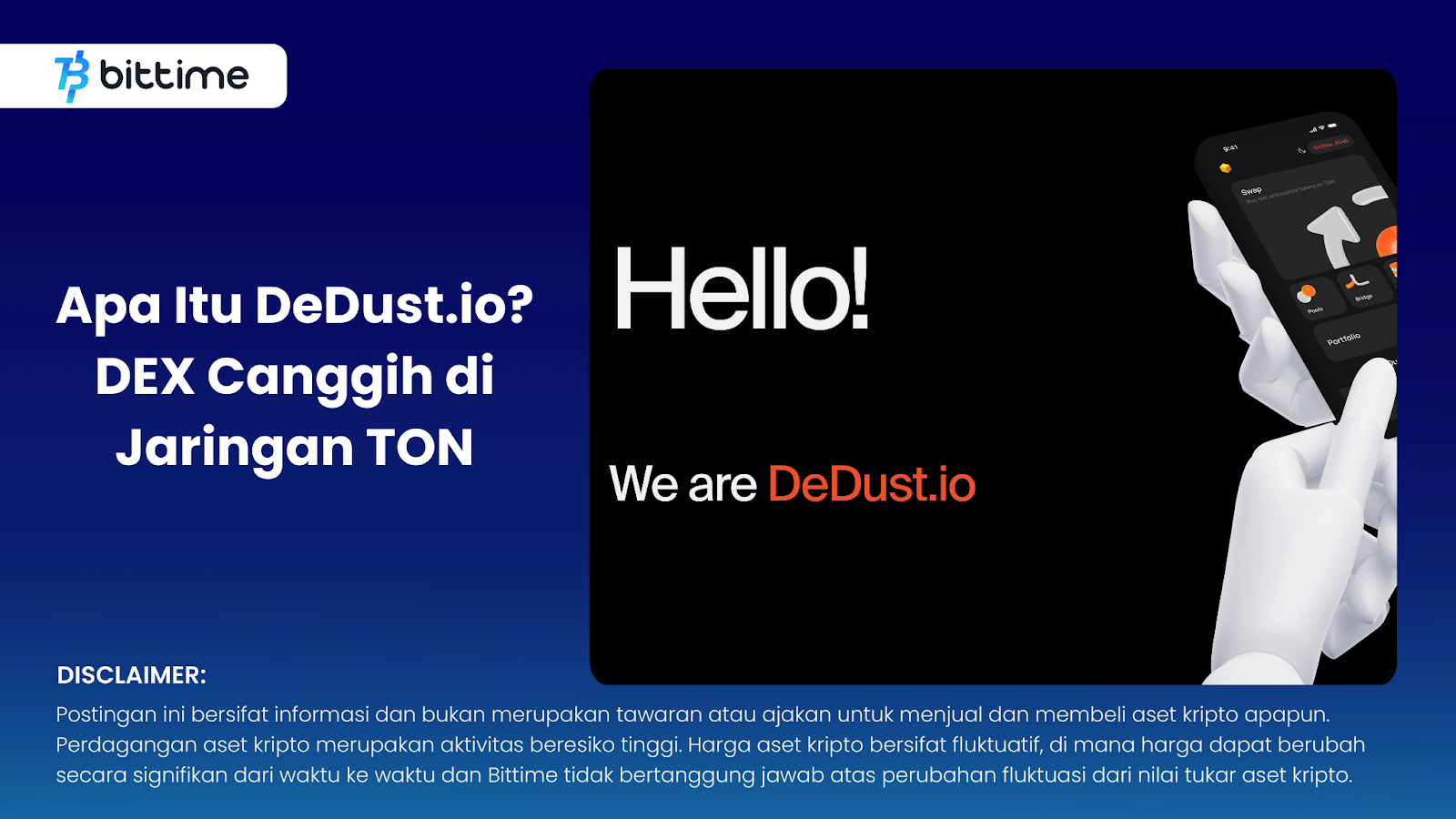 Apa Itu DeDust.io? DEX Canggih di Jaringan TON – Bittime