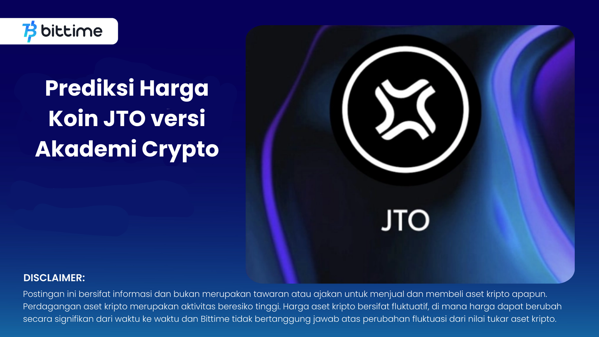 Prediksi Harga Koin Jito (JTO), Bakal Tembus Segini Menurut Akademi Crypto – Bittime