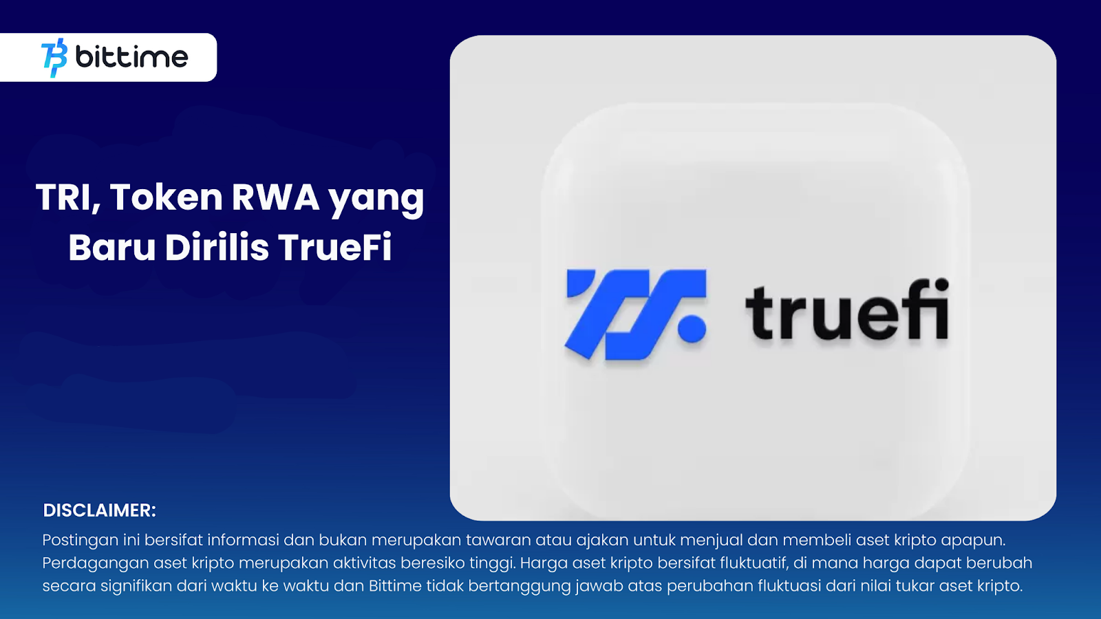 TRI: Token RWA yang Baru Dirilis TrueFi – Bittime TRI: Token RWA yang Baru Dirilis TrueFi – Bittime