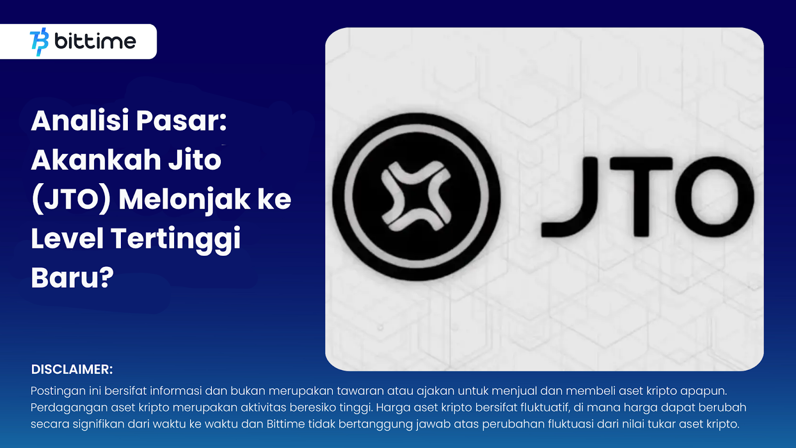 Analisi Pasar: Akankah Jito (JTO) Melonjak ke Level Tertinggi Baru? – Bittime