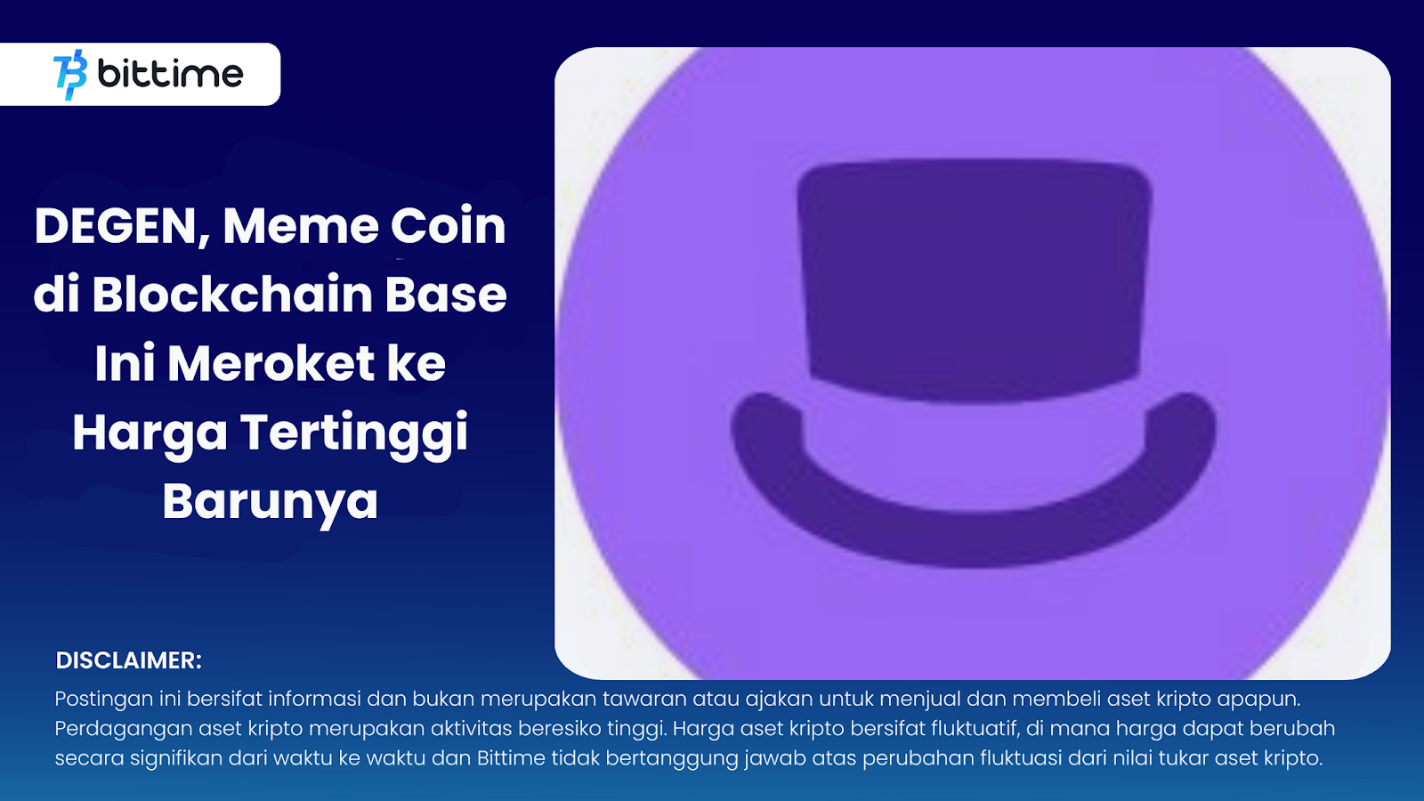 DEGEN, Meme Coin di Blockchain Base Ini Meroket ke Harga Tertinggi ...