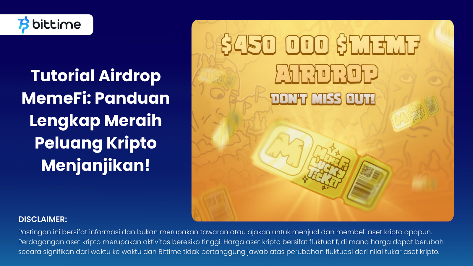 Tutorial Airdrop MemeFi: Panduan Lengkap Meraih Peluang Kripto Menjanjikan! – Bittime