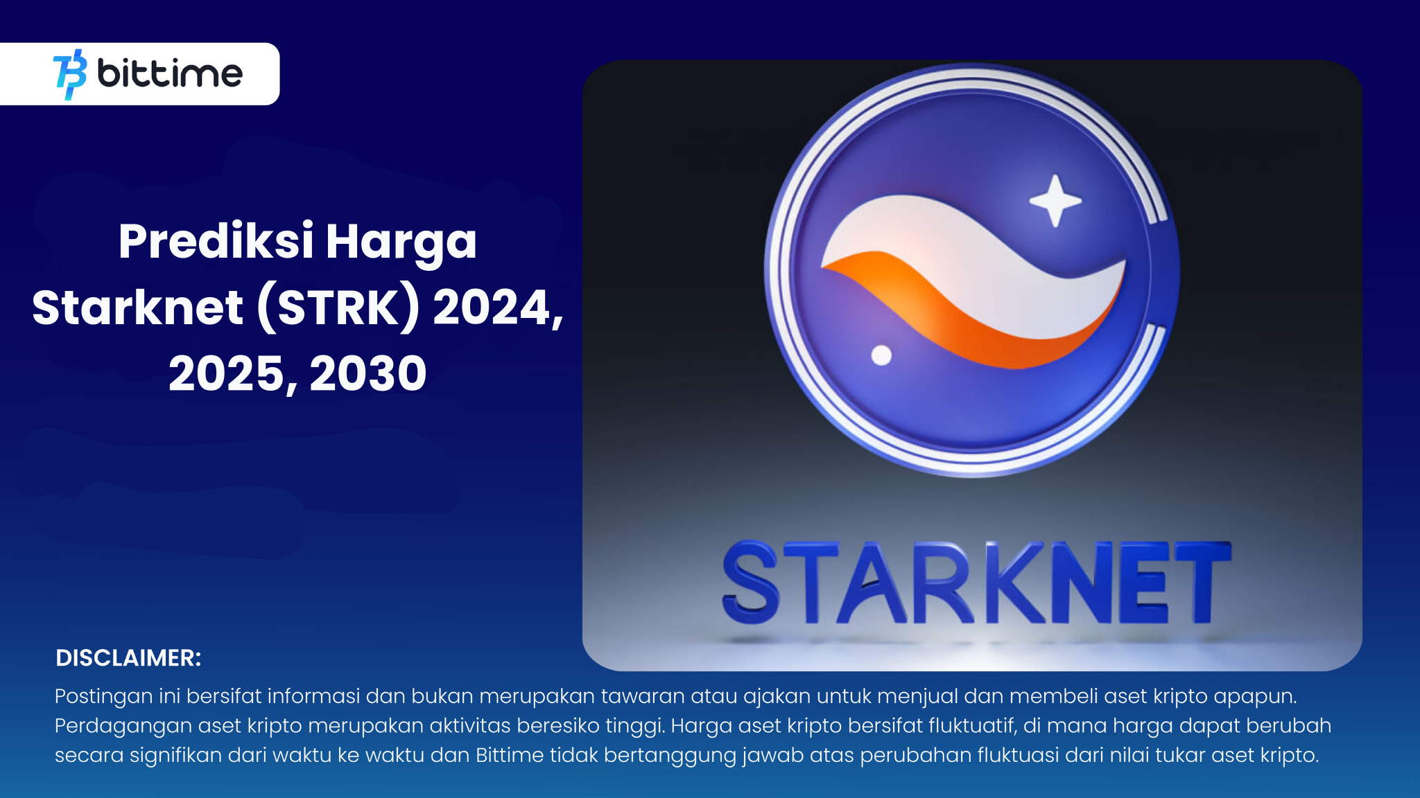 Prediksi Harga Starknet (STRK) 2024, 2025, 2030 – Bittime