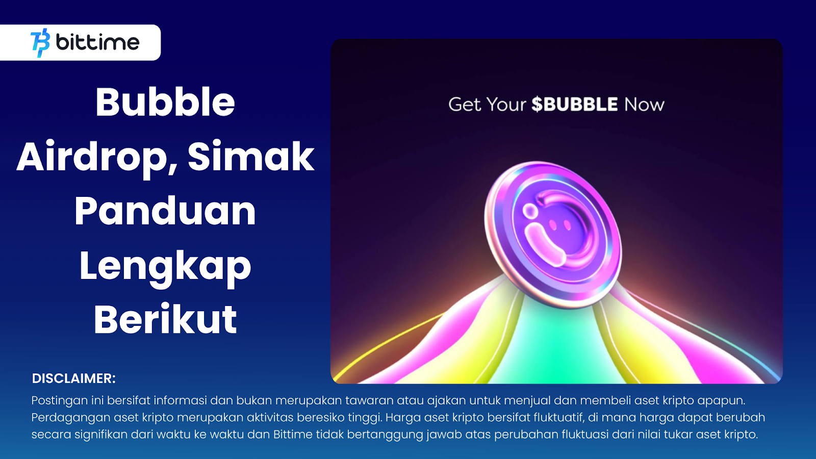 Bubble Airdrop, Simak Panduan Lengkap Berikut – Bittime