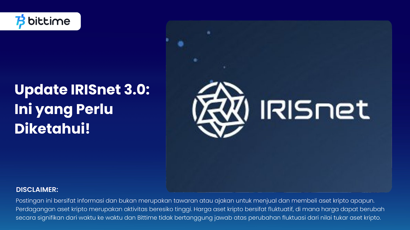 Update IRISnet 3.0: Ini yang Perlu Diketahui! – Bittime