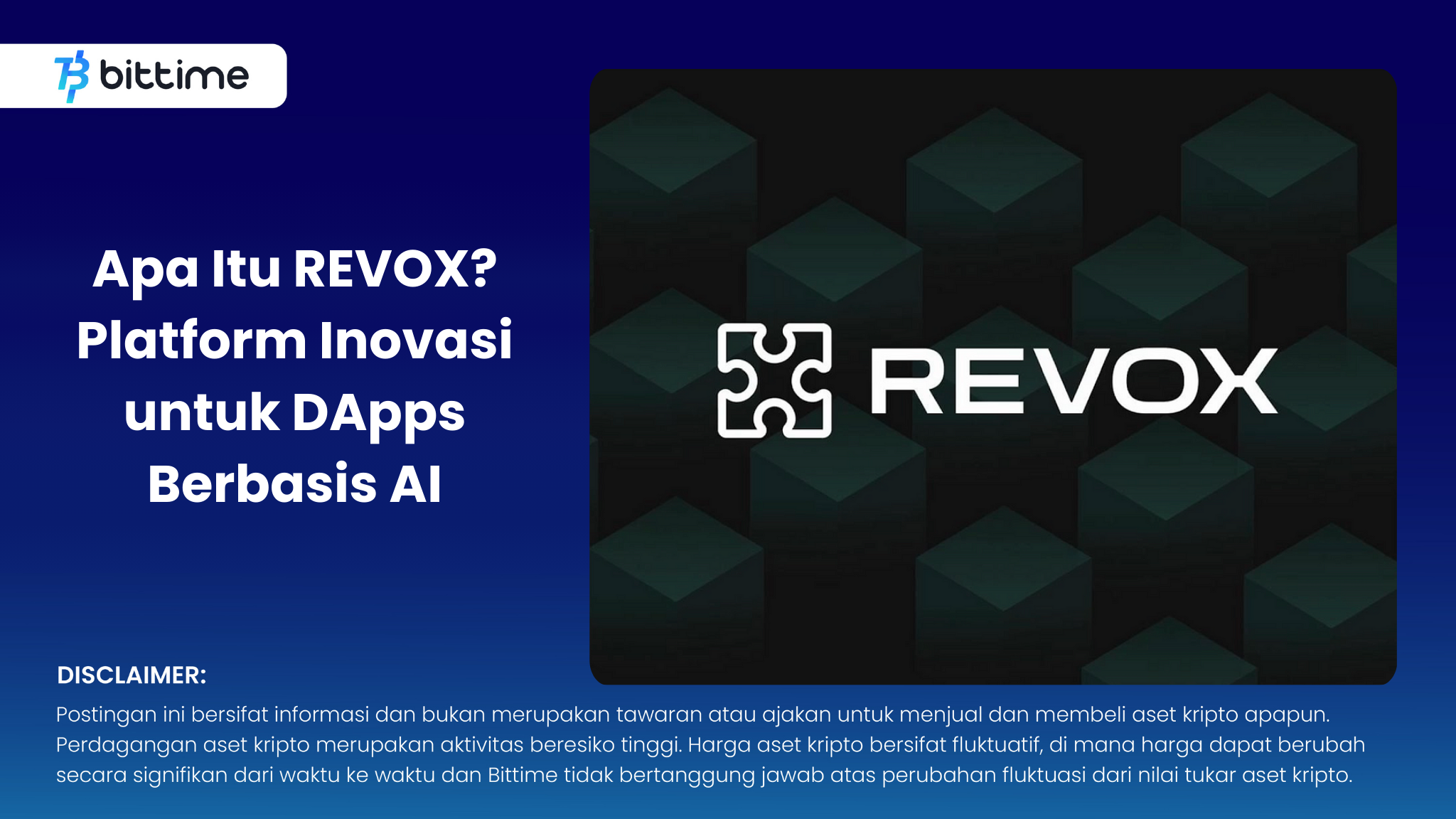 Apa Itu REVOX? Platform Inovasi untuk DApps Berbasis AI – Bittime