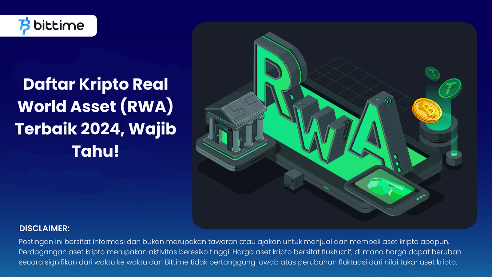 Daftar Kripto Real World Asset (RWA) Terbaik 2024, Wajib Tahu! – Bittime
