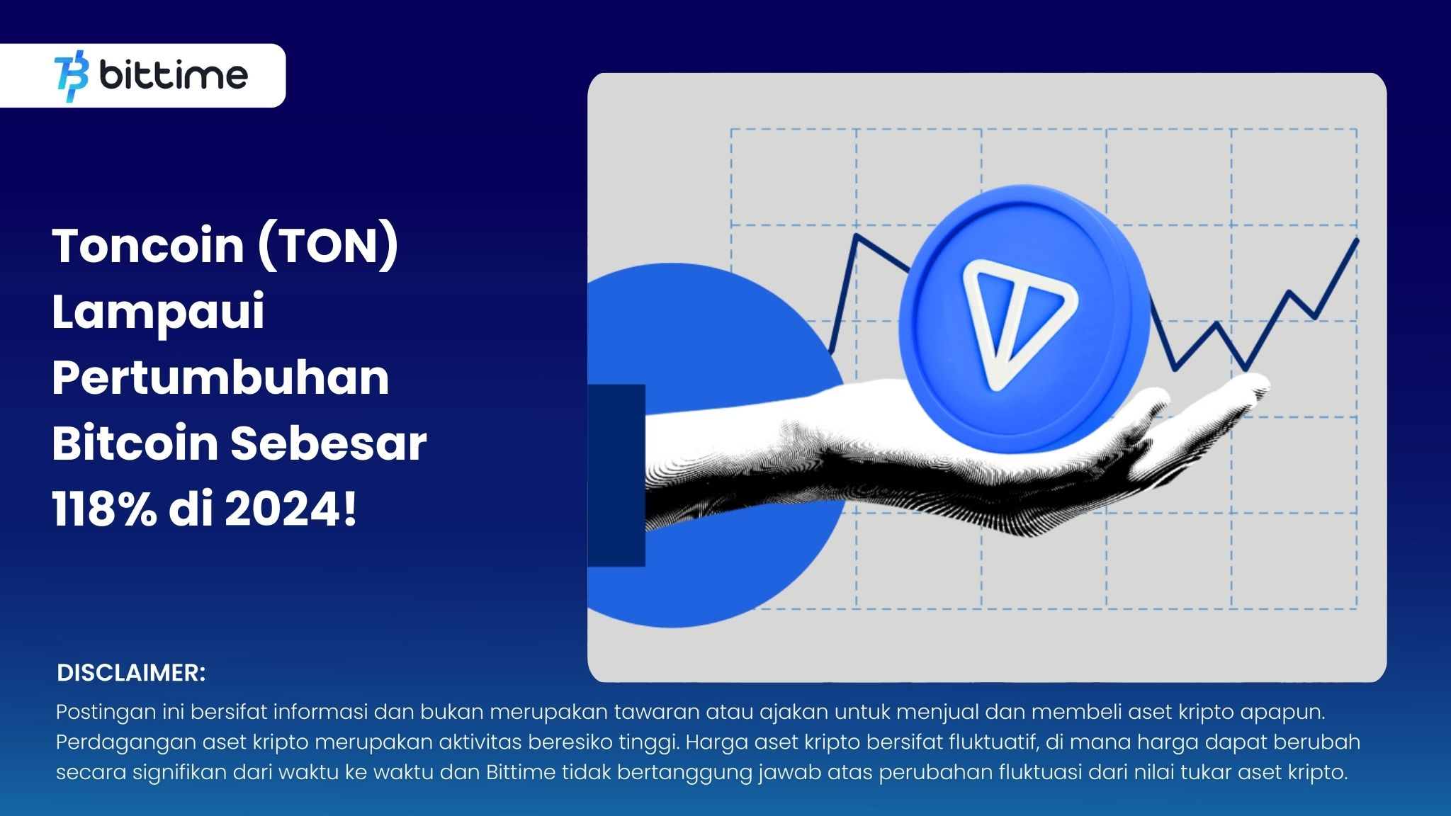 Toncoin (TON) Lampaui Pertumbuhan Bitcoin Sebesar 118% di 2024! – Bittime