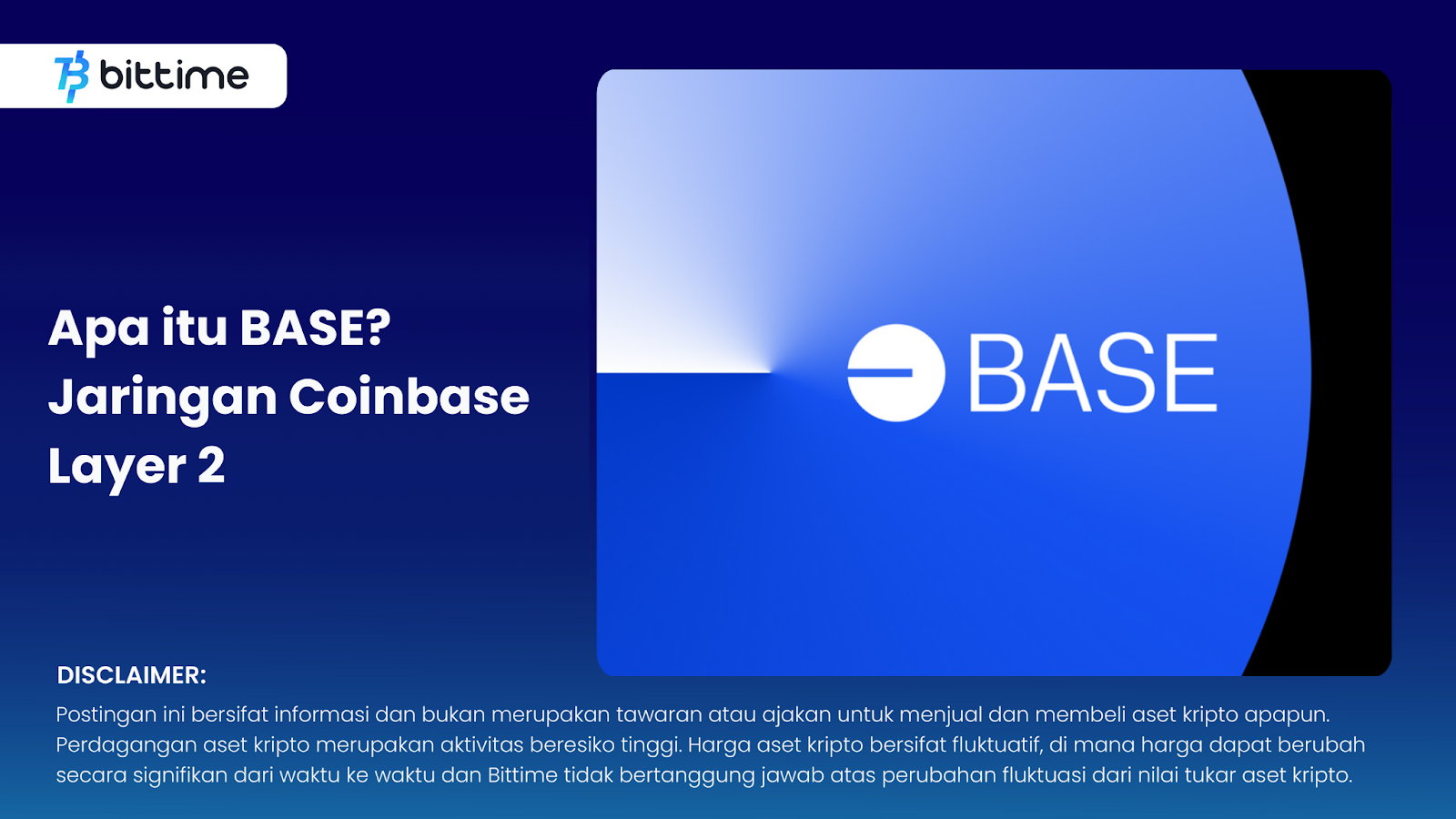 Apa itu Base? Jaringan Coinbase Layer 2 – Bittime