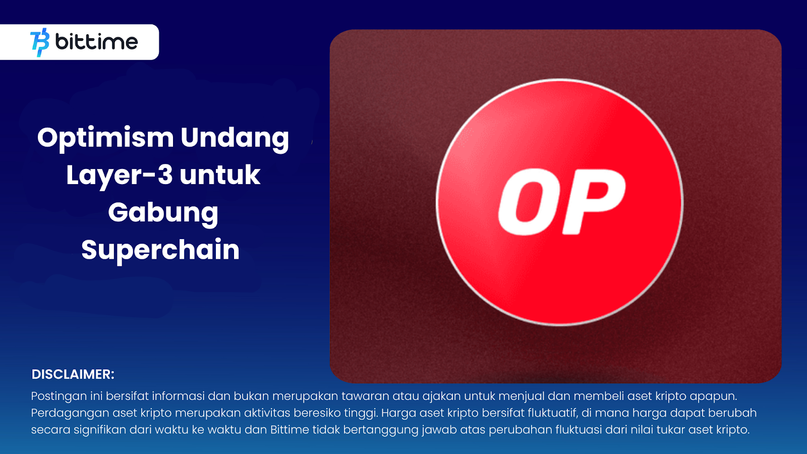 Optimism Gayet Proyek Layer-3 untuk Gabung Superchain – Bittime