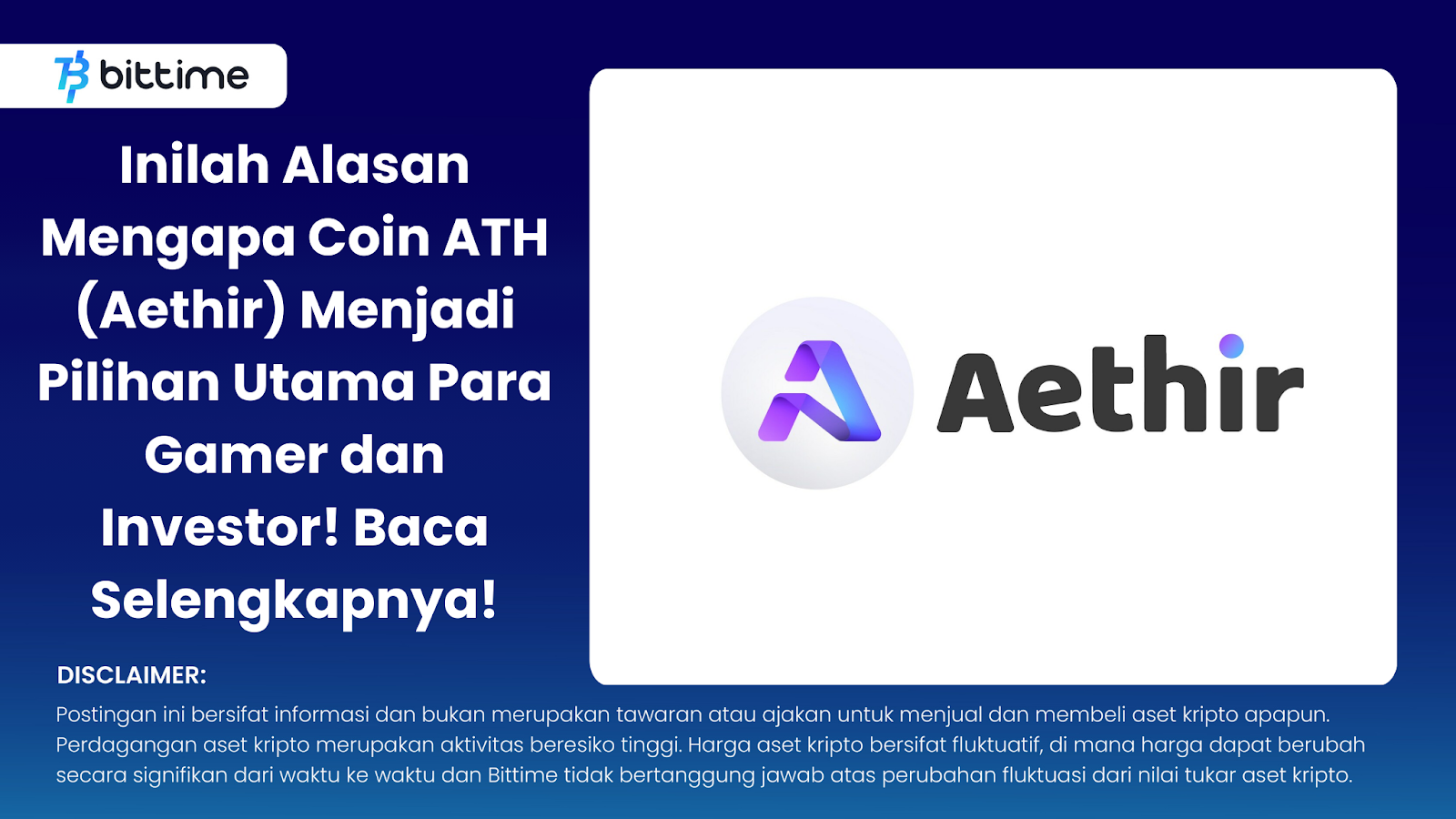 Inilah Alasan Mengapa Coin ATH (Aethir) Menjadi Pilihan Utama Para ...