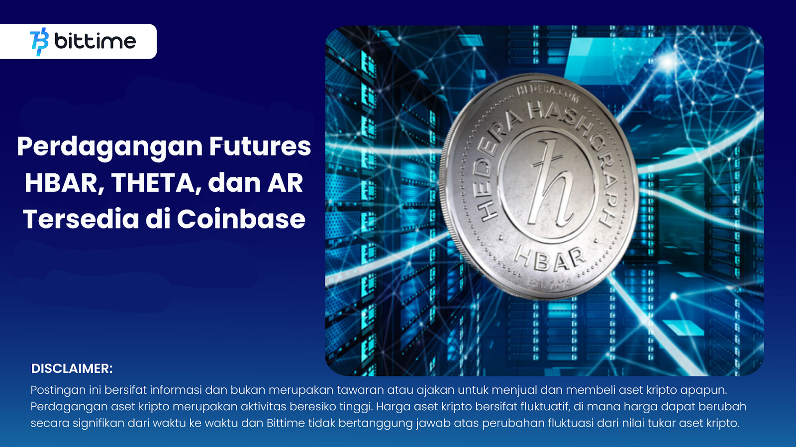 Perdagangan Futures HBAR, THETA, dan AR Tersedia di Coinbase – Bittime