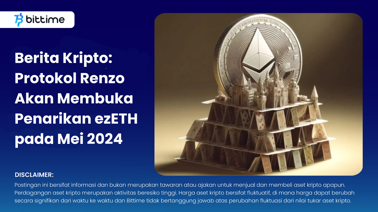 Protokol Renzo akan Membuka Penarikan ezETH pada Mei 2024 – Bittime