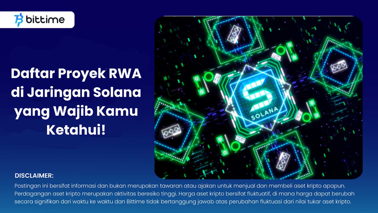 Daftar Proyek RWA di Jaringan Solana yang Wajib Kamu Ketahui! – Bittime