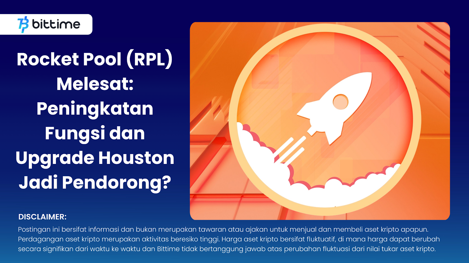 Rocket Pool (RPL) Melesat: Peningkatan Fungsi dan Upgrade Houston Jadi Pendorong? – Bittime