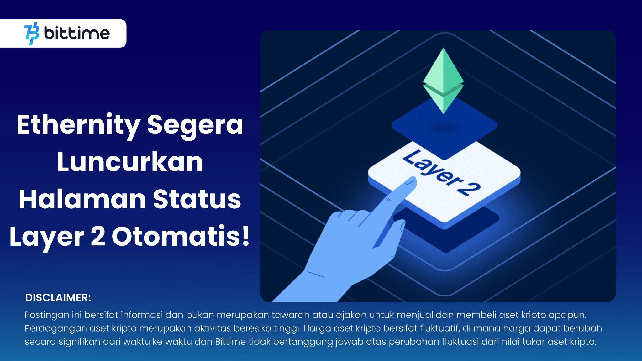 Ethernity Segera Luncurkan Halaman Status Layer 2 Otomatis! – Bittime