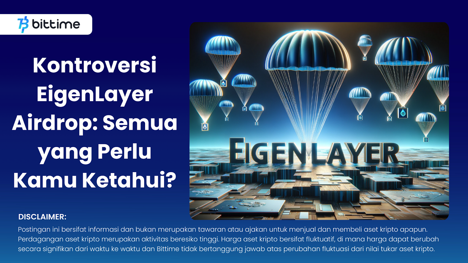Kontroversi EigenLayer Airdrop: Semua yang Perlu Kamu Ketahui? – Bittime