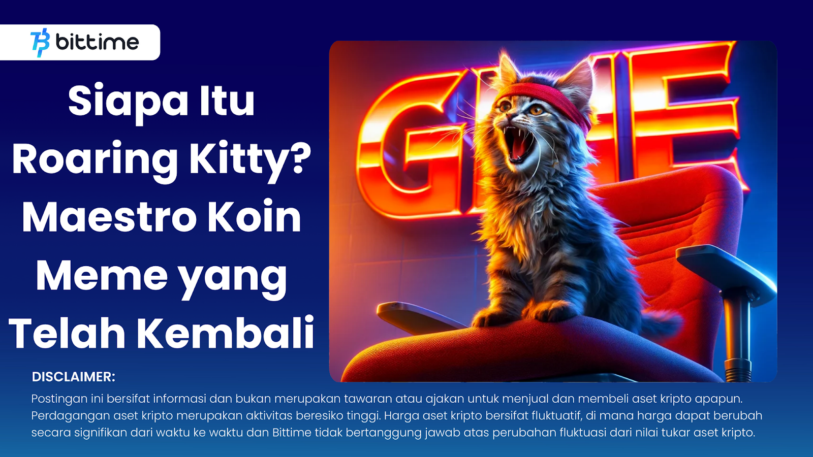 Siapa Itu Roaring Kitty? Maestro Koin Meme yang Telah Kembali – Bittime