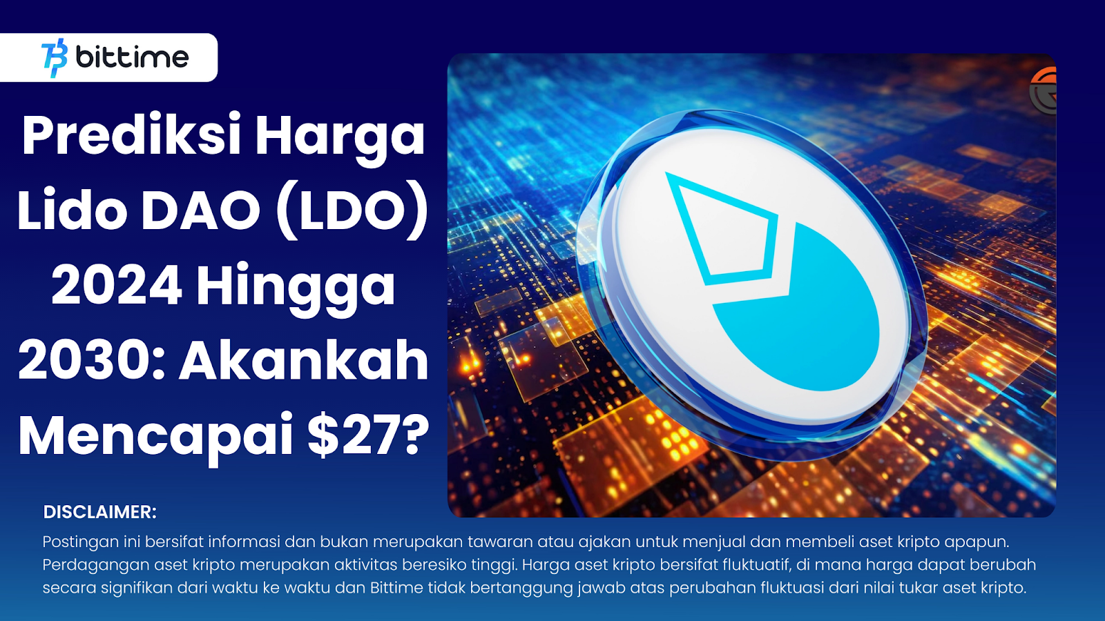 Prediksi Harga Lido DAO (LDO) 2024 Hingga 2030: Akankah Mencapai $27? – Bittime