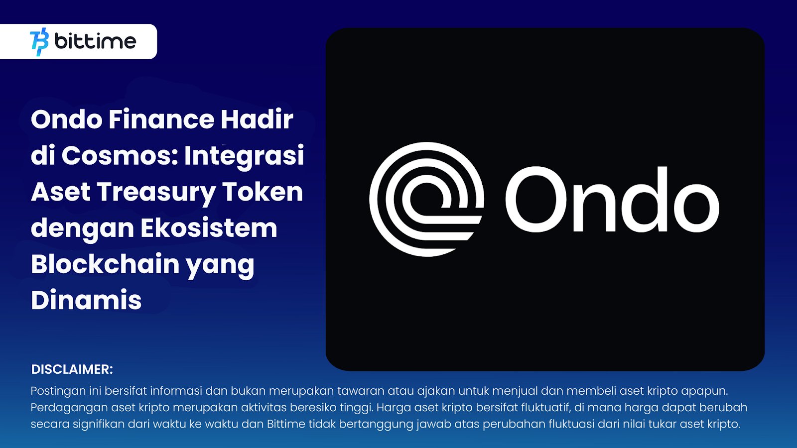 RWA Ondo Finance Hadir di Cosmos: Integrasi Aset Treasury Token dengan Ekosistem Blockchain yang ...