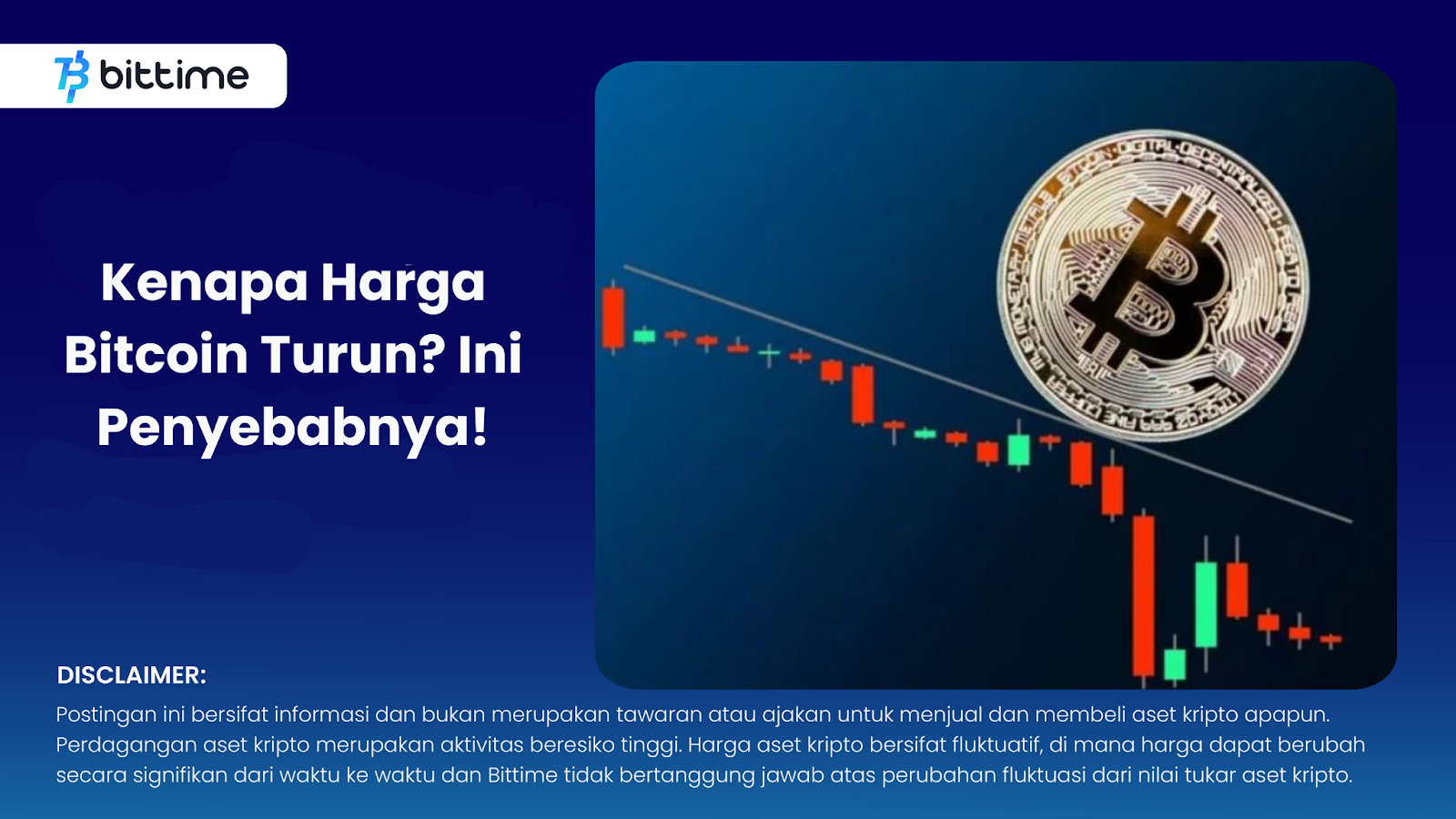 Kenapa Harga Bitcoin Turun? Ini Penyebabnya! – Bittime