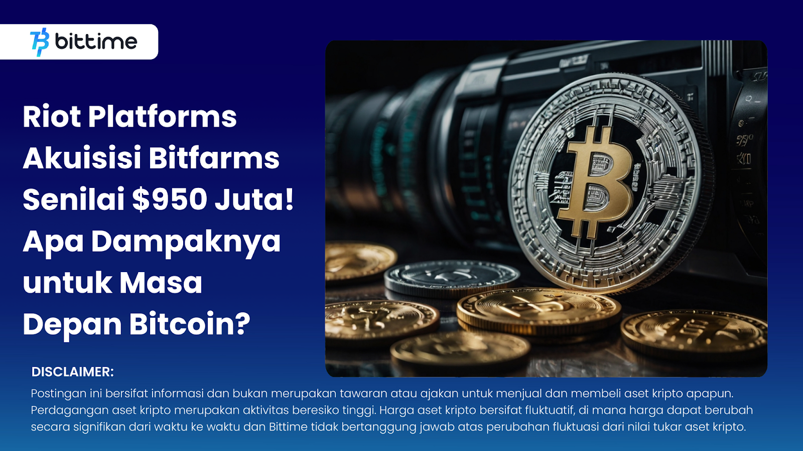 Riot Platforms Akuisisi Bitfarms Senilai $950 Juta! Apa Dampaknya untuk Masa Depan Bitcoin ...