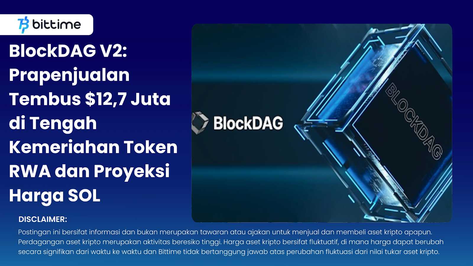 BlockDAG V2: Prapenjualan Tembus $12,7 Juta di Tengah Kemeriahan Token RWA dan Proyeksi Harga ...
