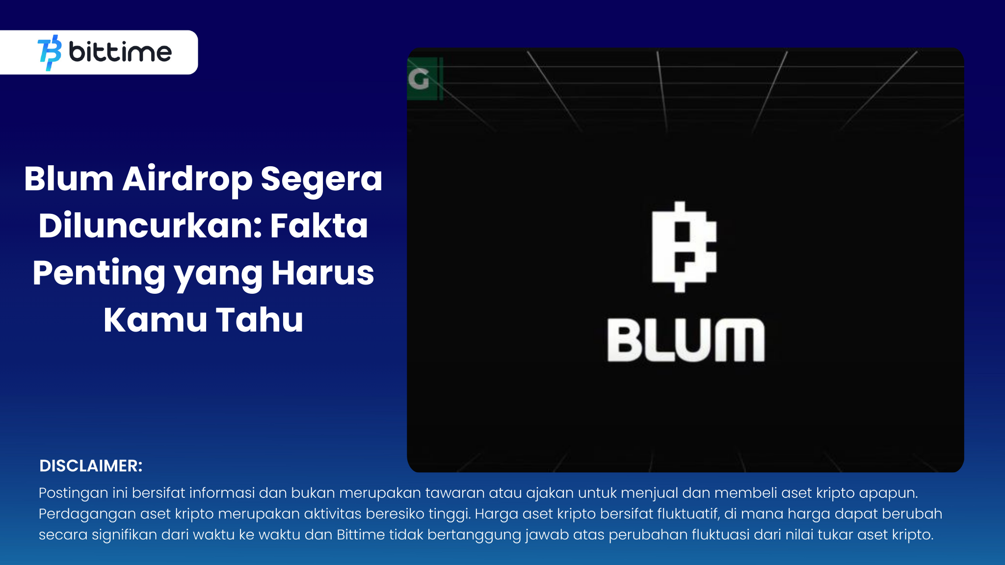 Blum Airdrop Segera Diluncurkan: Fakta Penting yang Harus Kamu Tahu – Bittime