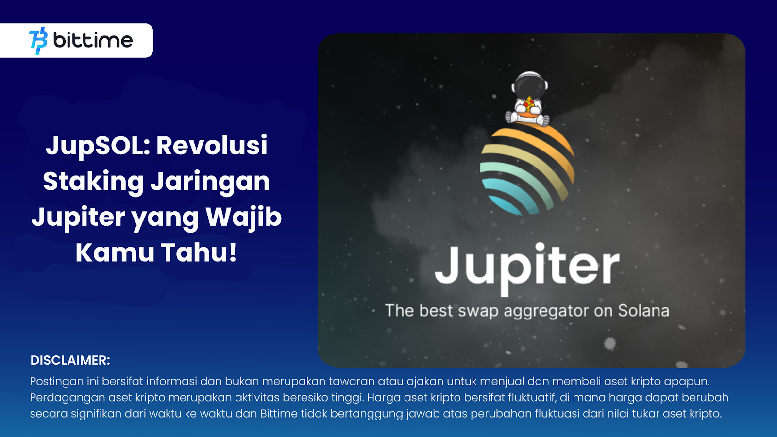 JupSOL: Revolusi Staking Jaringan Jupiter yang Wajib Kamu Tahu! – Bittime