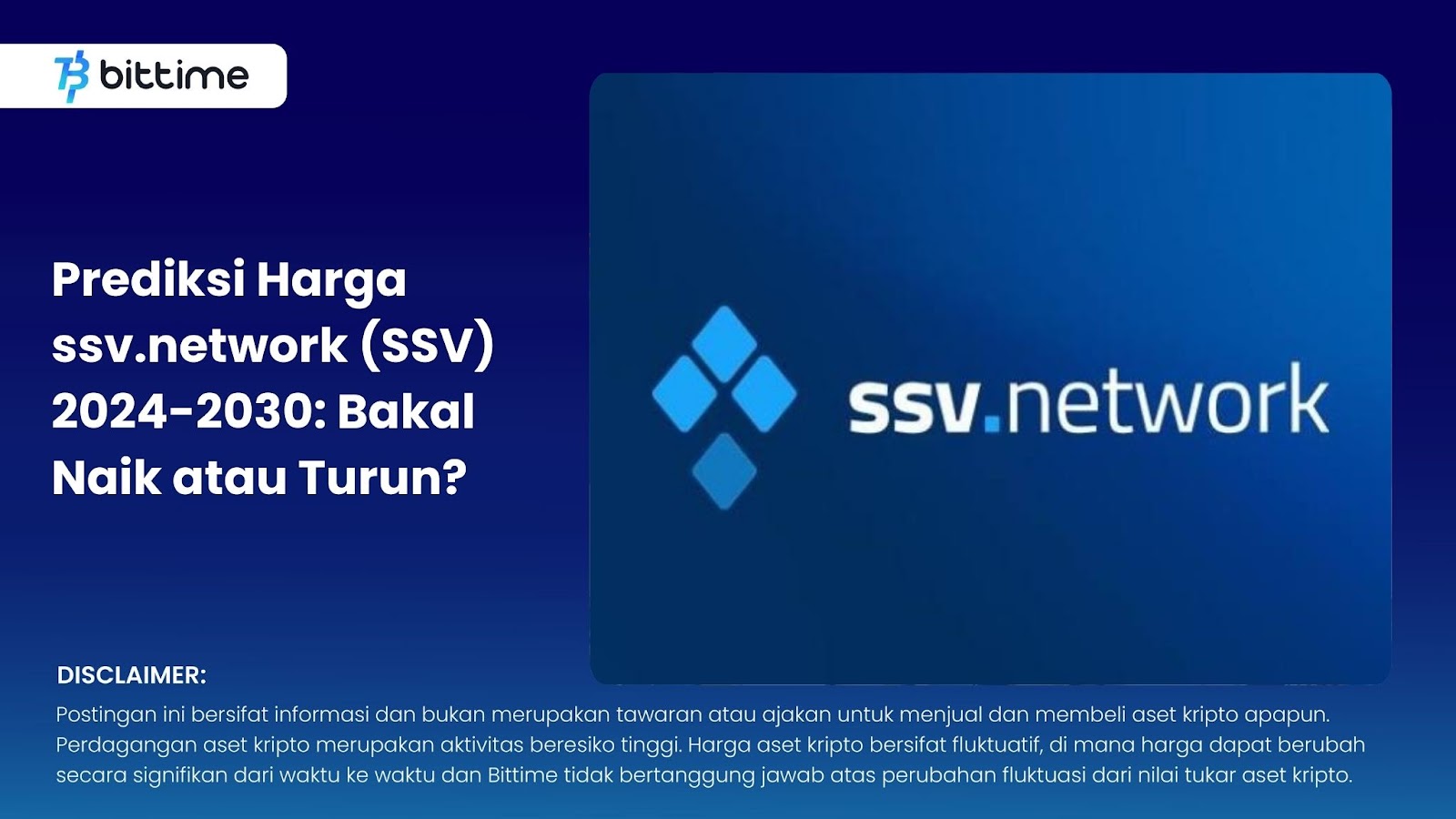 Prediksi Harga ssv.network (SSV) 2024-2030: Bakal Naik atau Turun? – Bittime