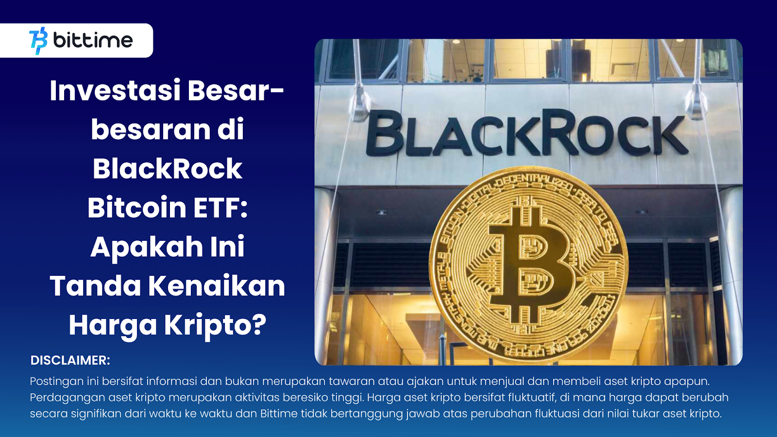 Investasi Besar-besaran di BlackRock Bitcoin ETF: Apakah Ini Tanda ...