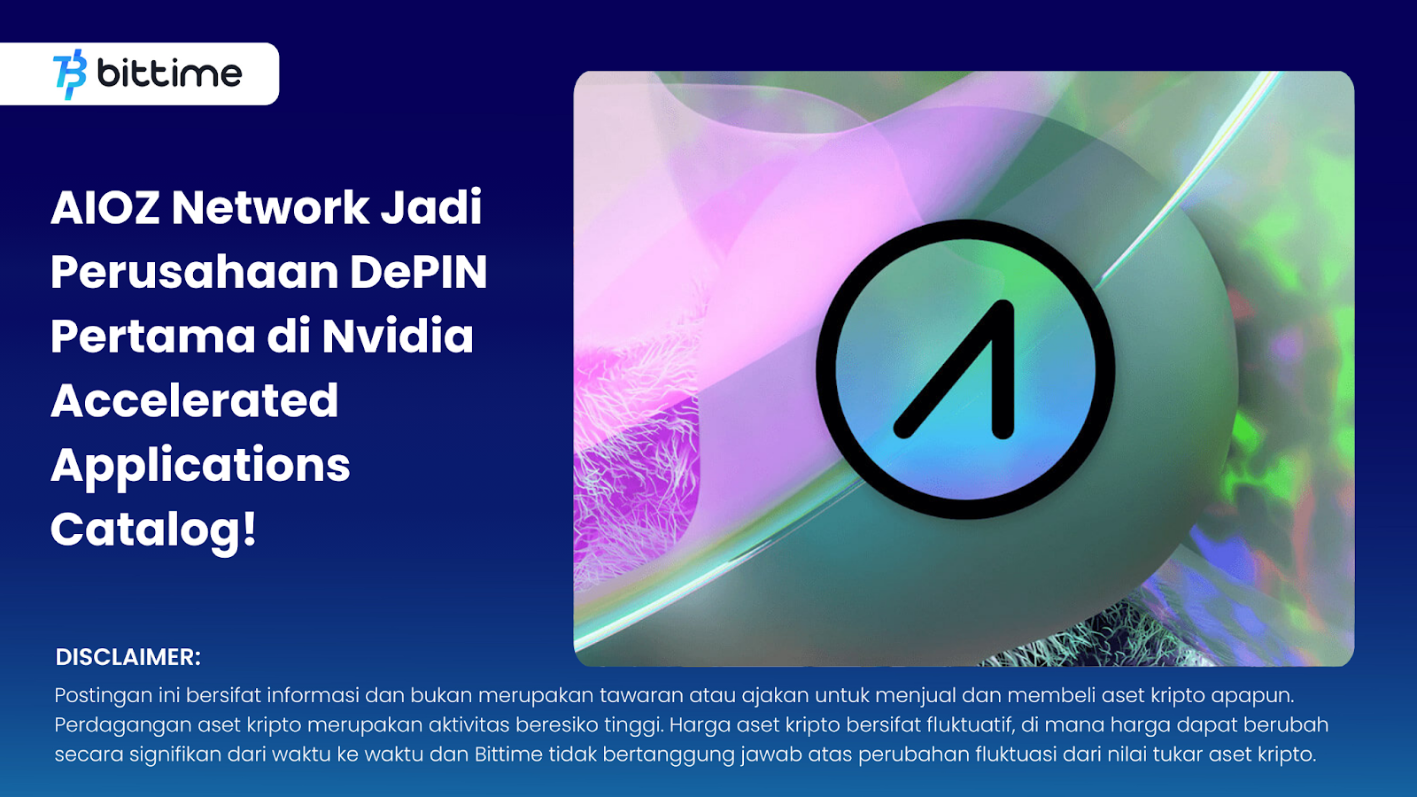 AIOZ Network Jadi Perusahaan DePIN Pertama di Nvidia Accelerated Applications Catalog! – Bittime