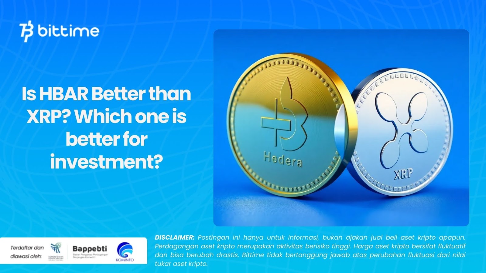 Is HBAR Better than XRP? Which one is better for investment? – Bittime