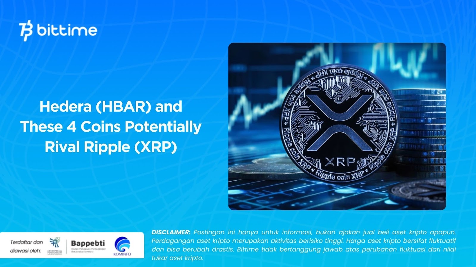 Hedera (HBAR) and These 4 Coins Potentially Rival Ripple (XRP) – Bittime