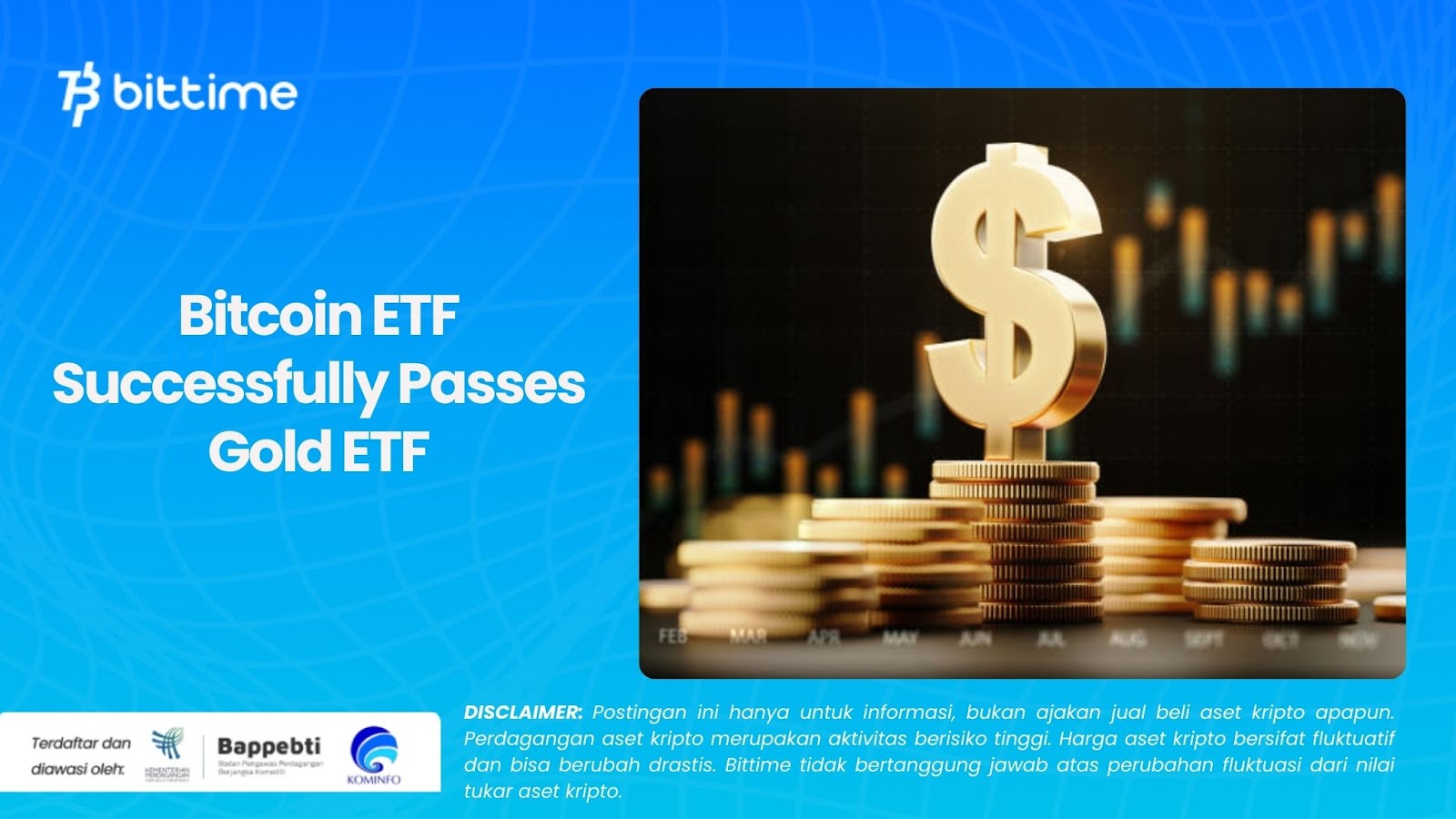 Bitcoin ETF Successfully Passes Gold ETF – Bittime