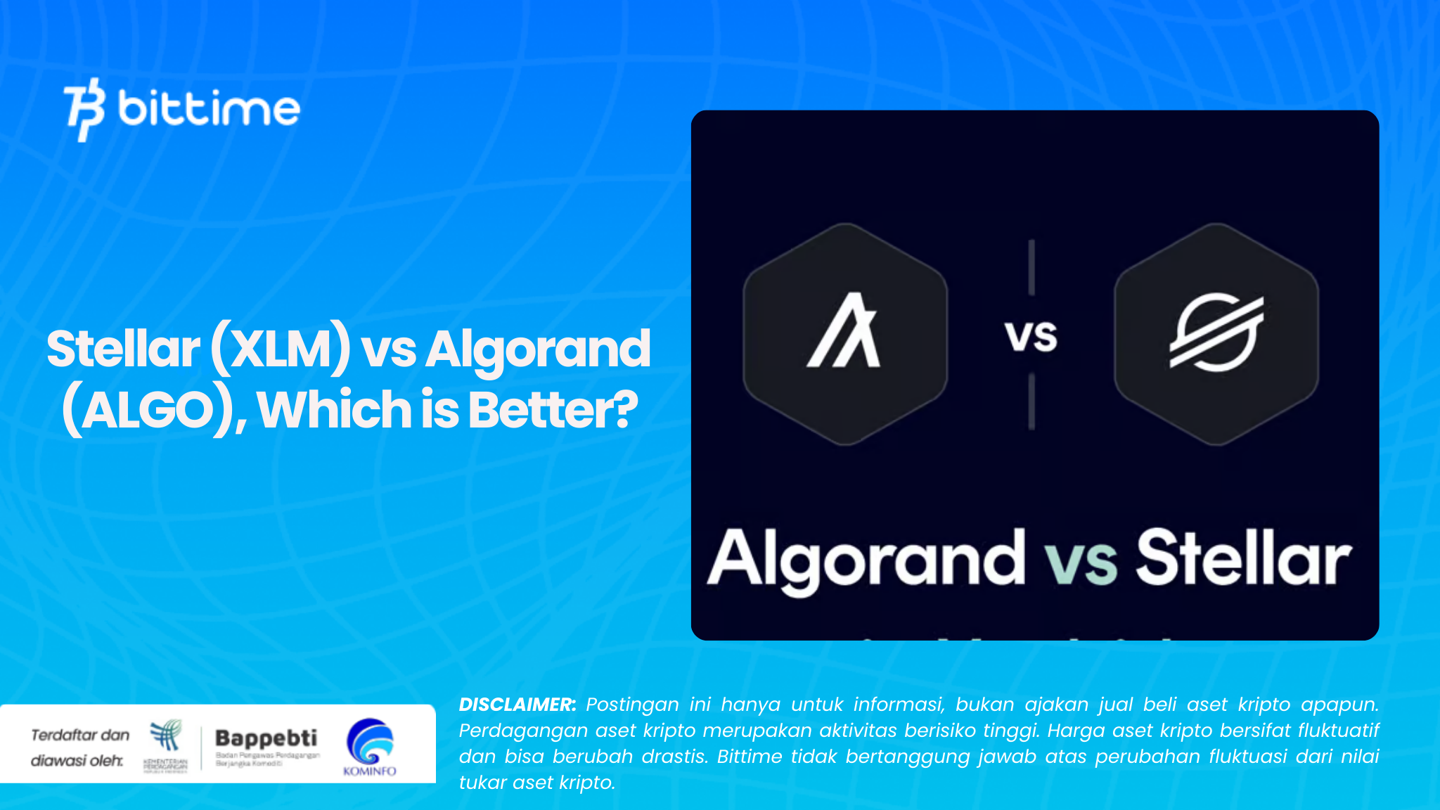 Stellar (XLM) vs Algorand (ALGO), Which is Better? – Bittime
