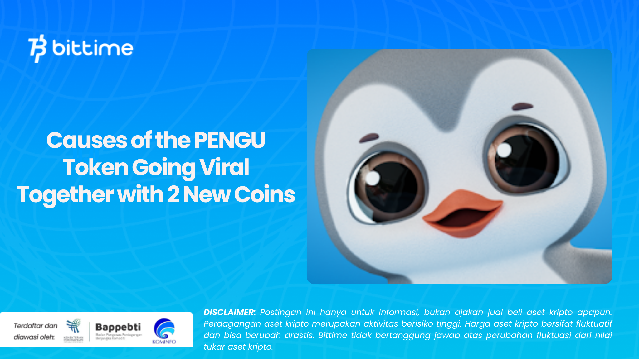 Causes of the PENGU Token Going Viral Together with 2 New Coins – Bittime