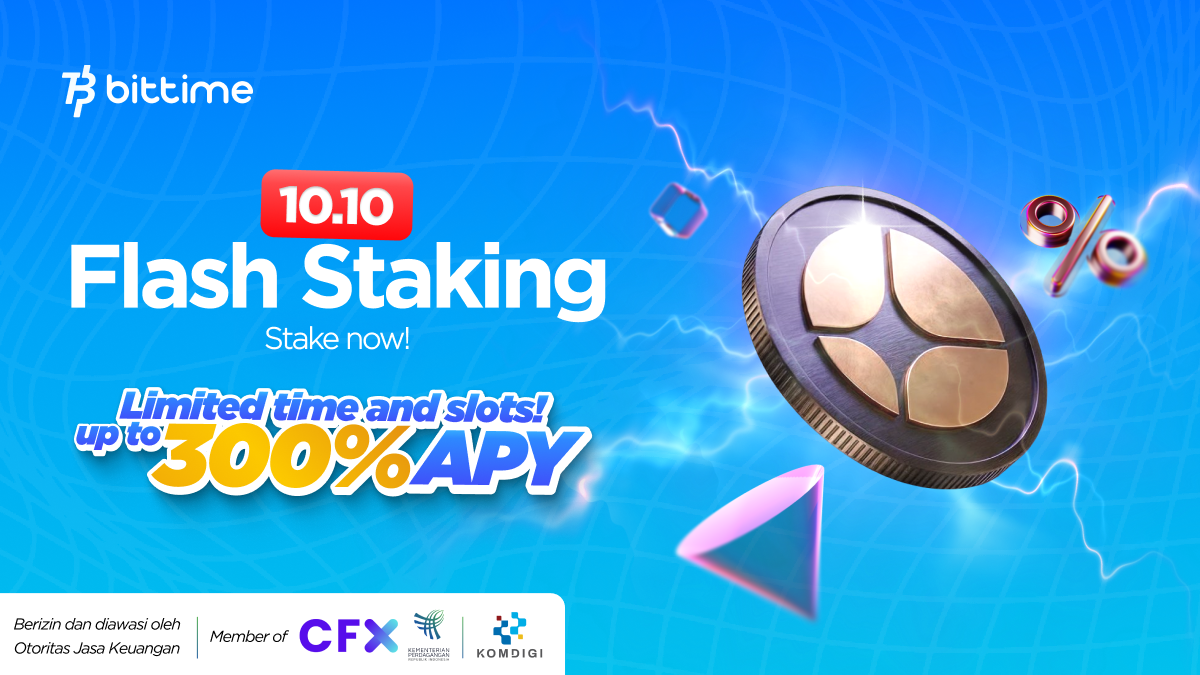 Flash Staking 10.10 ASTER di Bittime, APY Hingga 300% Selama 1 Hari! – Bittime