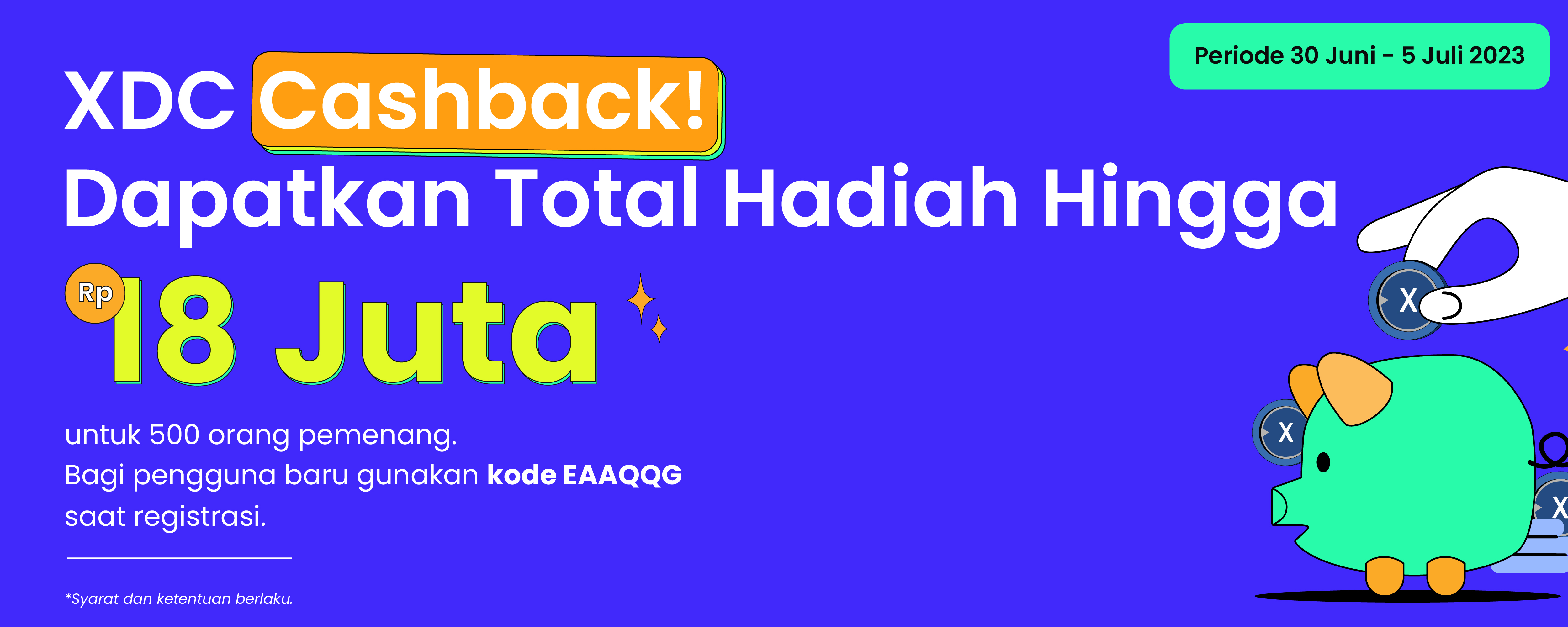 Special XDC Cashback, Tingkatkan Level Kamu dan Dapatkan Total Hadiah Hingga 18 Juta Rupiah ...